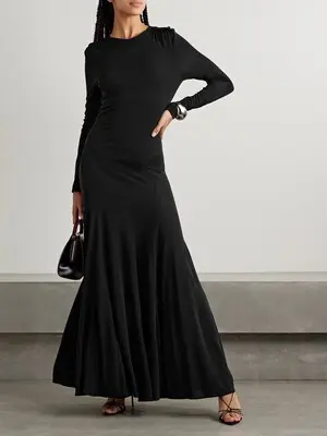Christopher Esber Maico Embellished Open-back Gown