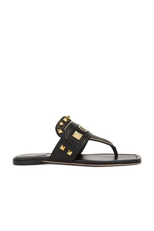 Valentino Garavani Plaster Caster Thong Sandal - Nero