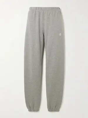 Eterne Cotton And Modal-blend Jersey Track Pants - Gray
