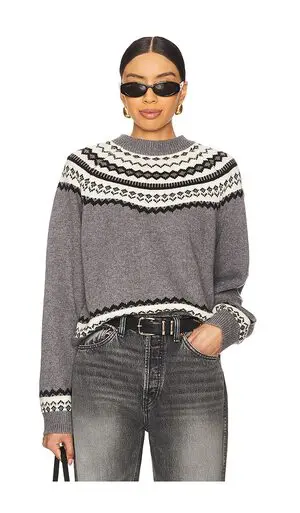 Tularosa Kiva Fairisle Sweater - Grey