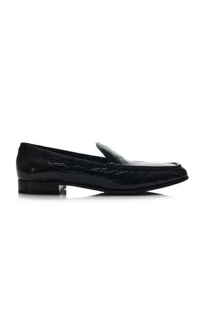Prada Patent Leather Loafers - Black