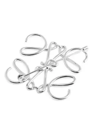 Loewe Anagram Brooch - Silver