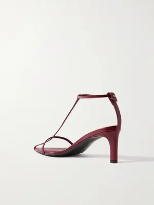 JIL SANDER Leather Sandals - Red