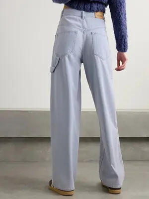 MARANT ETOILE Ophra High-rise Straight-leg Cargo Jeans