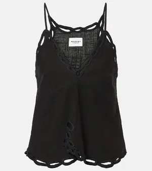 MARANT ETOILE Cotton Top - Black