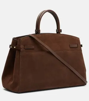 DEMELLIER Hudson Suede Tote Bag - Brown