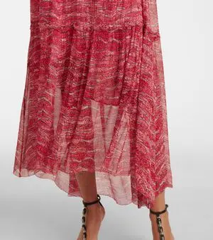 MARANT ETOILE Alita Chiffon Midi Dress