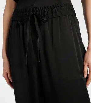 Isabel Marant Étoile Kendry Satin Wide-leg Trousers