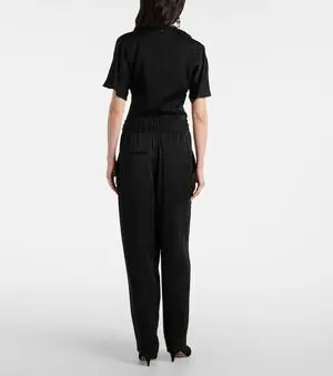 Isabel Marant Étoile Kendry Satin Wide-leg Trousers