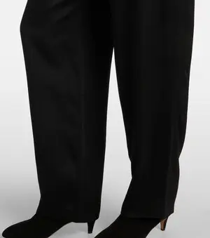 Isabel Marant Étoile Kendry Satin Wide-leg Trousers