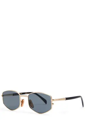 DB EYEWEAR BY DAVID BECKHAM Square Frame Sunglasses - Grey