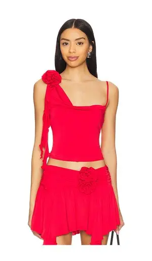 LOVERS AND FRIENDS Casey Top - Red