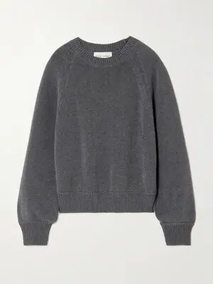 HIGH SPORT Lara Cotton Sweater - Gray
