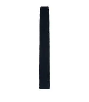 TOM FORD Silk Knitted Neck Tie - Navy
