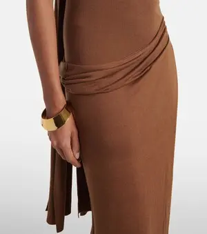 AYA MUSE Nou Draped Maxi Dress