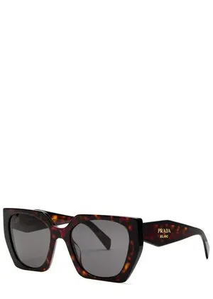 Prada Square-frame Sunglasses - Black