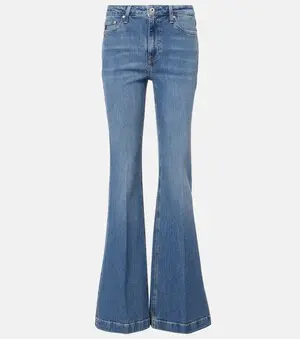 Ag Tropea Flared Jeans In Albany Street - Blue
