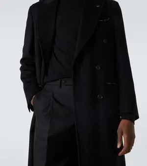 SAMAN AMEL Wool And Cashmere Overcoat