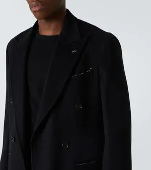 SAMAN AMEL Wool And Cashmere Overcoat