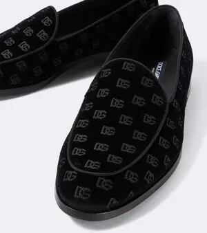 Dolce & Gabbana Velvet Loafers