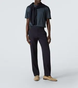 Zegna Logo Cotton T-shirt