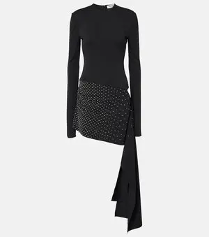 Attico Embellished Mini Dress
