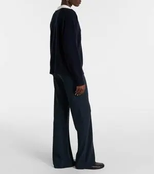 Vince Wool And Cashmere-blend Polo Sweater