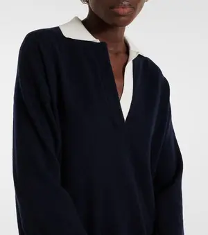 Vince Wool And Cashmere-blend Polo Sweater