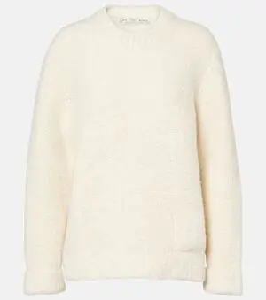 GOD'S TRUE CASHMERE Crew Neck Sweater - White