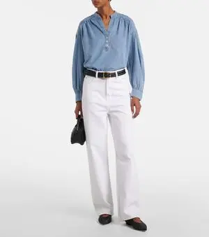 Veronica Beard Kylie Denim Shirt