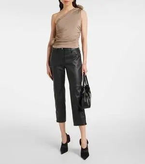 Magda Butrym Low-rise Leather Capris