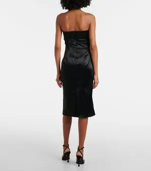 Dolce & Gabbana Satin Bustier Dress