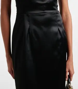 Dolce & Gabbana Satin Bustier Dress