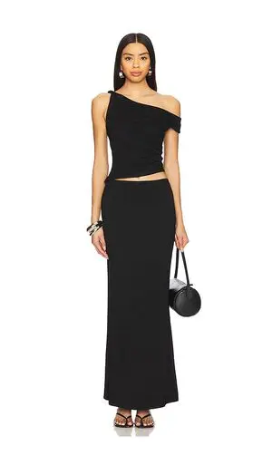 Superdown Calliope Skirt Set - Black
