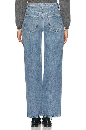 AGOLDE Harper Mid Rise Relaxed Straight Jeans