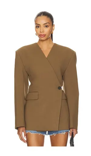 EAVES Naama Blazer - Olive