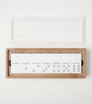 Brunello Cucinelli Walnut Domino Game