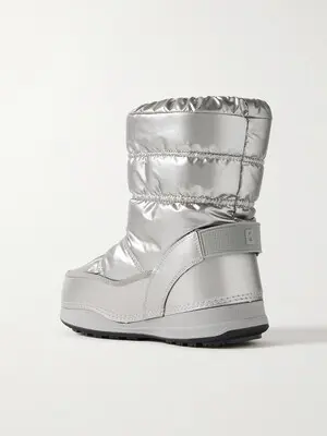 Bogner La Plagne 19 Metallic Shell And Leather Snow Boots