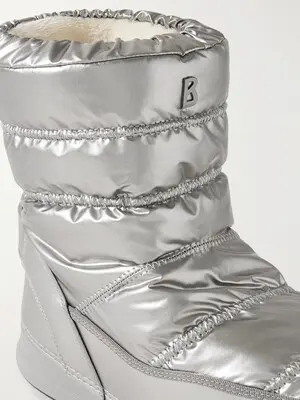 Bogner La Plagne 19 Metallic Shell And Leather Snow Boots