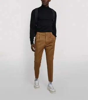 Sandro Mock Neck Wool Sweater - Black