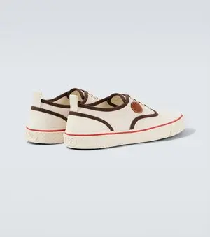 Valentino Garavani Lace-up Canvas Sneakers