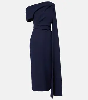 ROKSANDA Maite Draped Crepe Gown - Blue