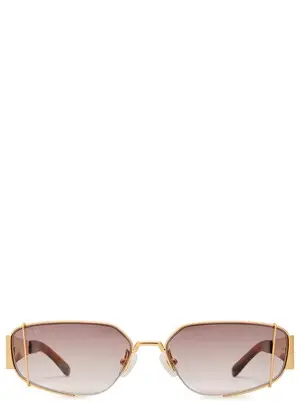 FOR ART'S SAKE Talia Rectangle-frame Sunglasses