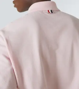 Thom Browne 4-bar Cotton Polo Shirt
