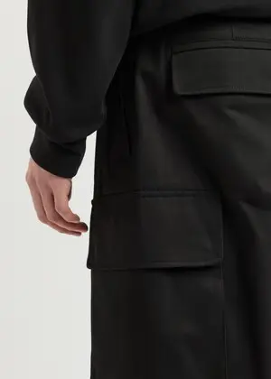 Givenchy Straight-leg Cotton Cargo Trousers - Black