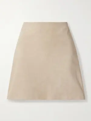 Ralph Lauren Carreen Suede Mini Skirt