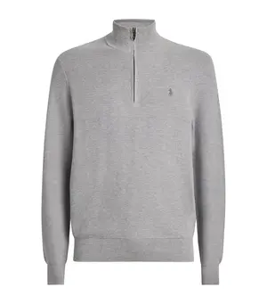 Polo Ralph Lauren Cotton Quarter-zip Sweatshirt - Grey