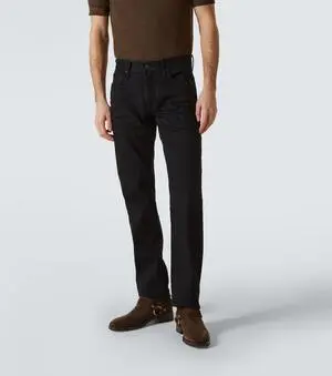 TOM FORD Logo Straight Leg Jeans
