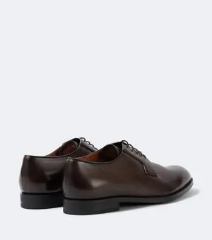 Zegna Leather Derby Shoes