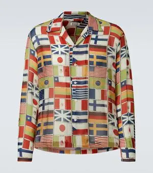BODE International Printed Silk Shirt - Multicoloured